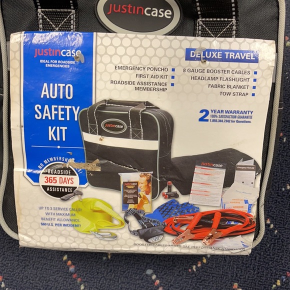 justincase | Other | Deluxe Travel Justincase Auto Safety Kit | Poshmark